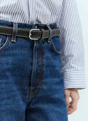 TOTEME Slim Leather Belt