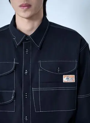 STORY MFG. Contrast Stitch Utility Shirt