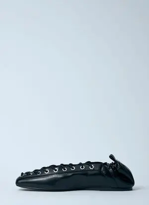 GANNI Oleatex Ballerina Flats
