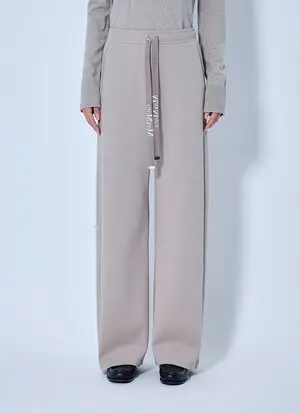 Max Mara Drawstring Wide-leg Trousers - Beige