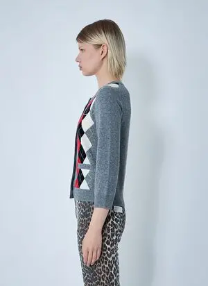 GANNI Cashmere-blend Cardigan