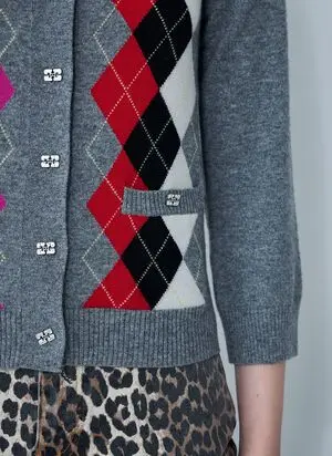 GANNI Cashmere-blend Cardigan
