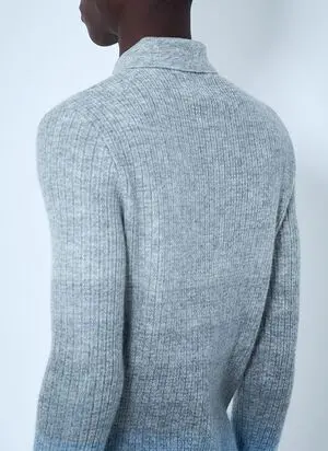 ERL Ribbed Knit Polo Sweater