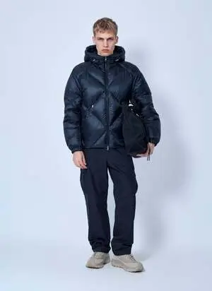 Moncler Valclaire Hooded Diamond-quilted Down Jacket
