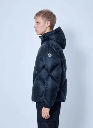 Moncler Valclaire Hooded Diamond-quilted Down Jacket