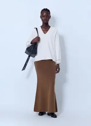 Max Mara Knitted Maxi Skirt
