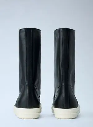 Rick Owens High Leather Boots