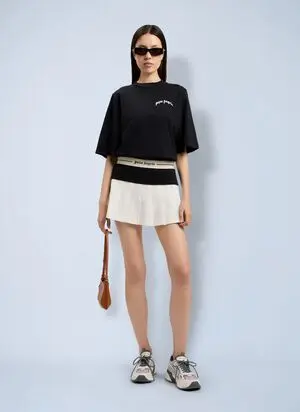 Palm Angels Mini Curved Logo Boxy T-shirt