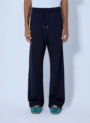Dries Van Noten Hamer Straight-leg Sweatpants - Navy