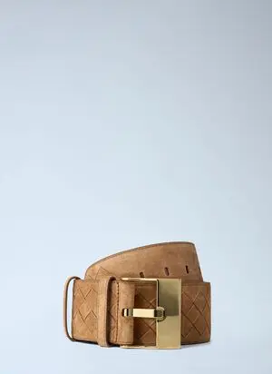 Bottega Veneta Large Suede Watch Belt