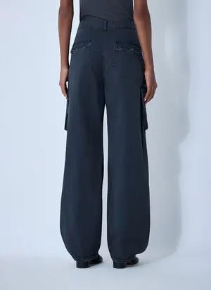 GANNI Cotton Cargo Pants