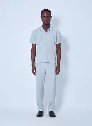 Issey Miyake Basics Polo Shirt - Grey