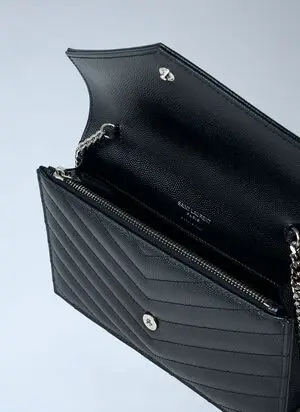 Saint Laurent Cassandre Envelope Chain Wallet