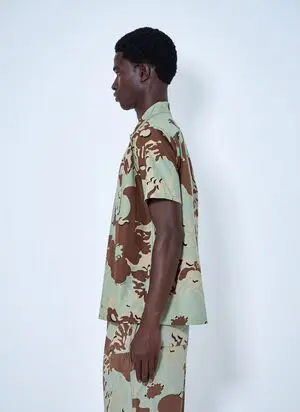 NOMARHYTHM TEXTILE Camo Flower Summer Shirt