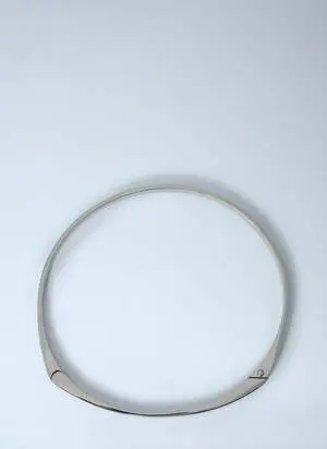 TOTEME Signature Metal Collar Necklace - Silver