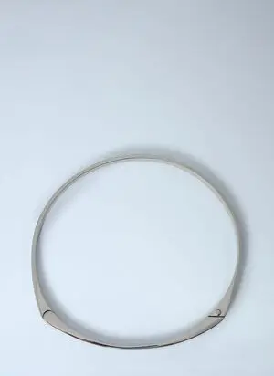 TOTEME Signature Metal Collar Necklace - Silver