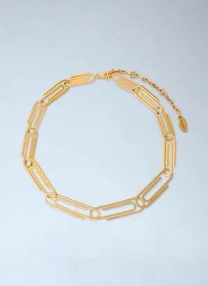 Off-White Paperclip Chain Necklace - Grey