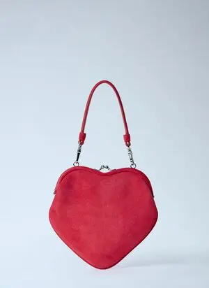 VIVIENNE WESTWOOD Belle Heart Frame Clutch Bag