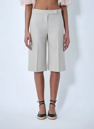 Max Mara Tailored Bermuda Shorts - Beige
