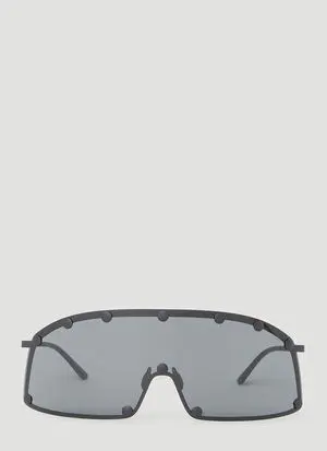 Rick Owens Shielding Sunglasses - Black