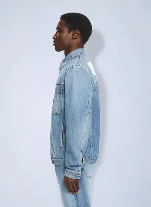 Off-White Half Arrow Denim Skate Jacket
