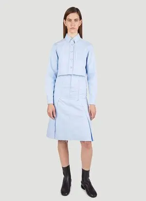 Raf Simons Panel Denim Skirt