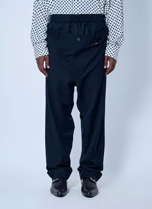 VIVIENNE WESTWOOD Builder Straight-leg Trousers - Navy