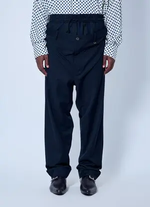 VIVIENNE WESTWOOD Builder Straight-leg Trousers - Navy