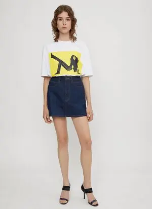 CALVIN KLEIN EST 1978 Denim Mini Skirt