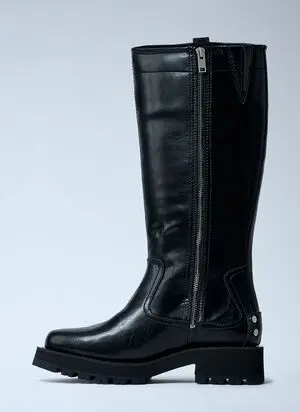 GANNI Studs High Boots