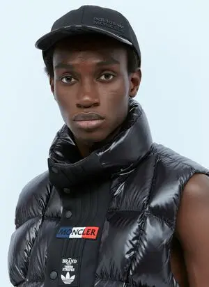 Moncler Logo Applique Baseball Cap
