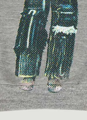 DRX FARMAXY FOR LN-CC Graphic Print Sweatshirt - Grey