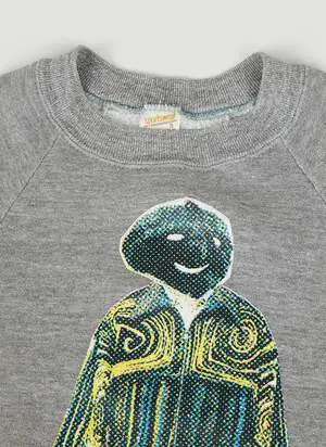 DRX FARMAXY FOR LN-CC Graphic Print Sweatshirt - Grey