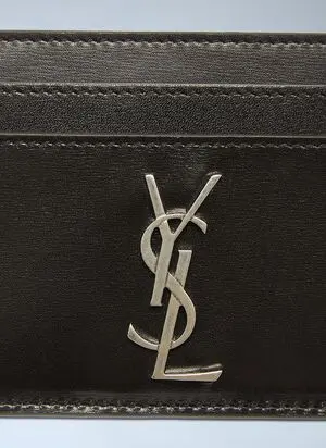 Saint Laurent Cassandre Cardholder - Black