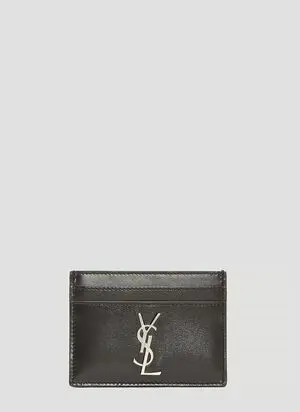 Saint Laurent Cassandre Cardholder - Black