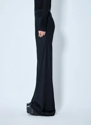 Rick Owens Bias Wide-leg Pants - Black