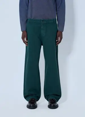 Miu Miu Relaxed-fit Trousers - Green