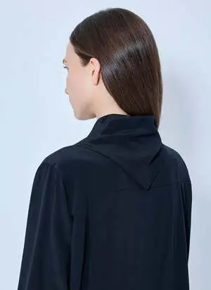 Max Mara Silk Tie-neck Blouse