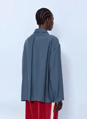 Lacoste Runway Oversized Hooded Print Shirt