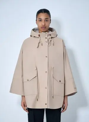 Moncler Brunnera Long Parka - Beige