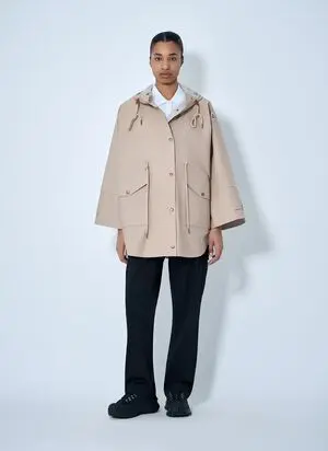Moncler Brunnera Long Parka - Beige