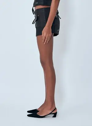 MISS SIXTY X KNWLS Patch Pocket Mini Skirt