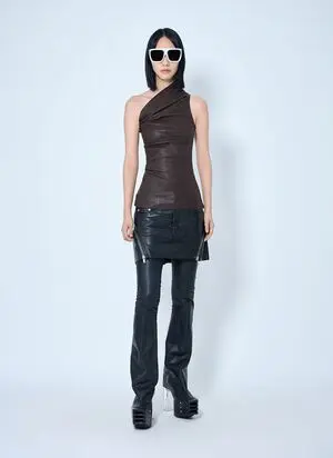Rick Owens Athena One-shoulder Tank Top