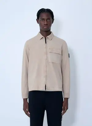 Stone Island Logo Patch Overshirt
