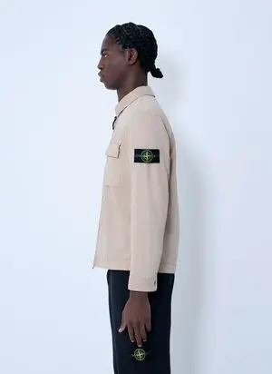 Stone Island Logo Patch Overshirt
