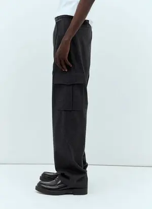 Prada Flannel Cargo Pants