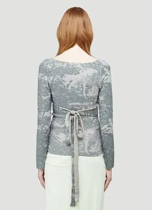 Eckhaus Latta Poison Wrap Top