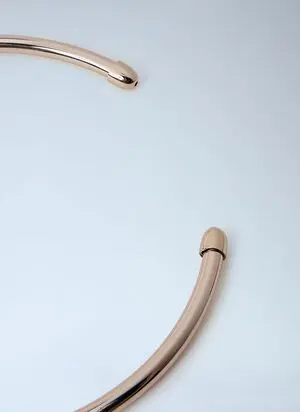 Max Mara Sculptural Metal Necklace