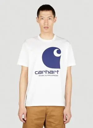 JUNYA WATANABE X CARHARTT Logo Print T-shirt - White