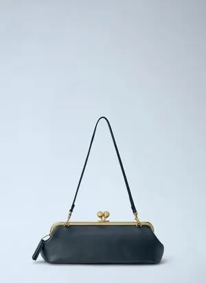 COACH Kisslock Frame Bag 30 - Black